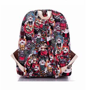 Cartoon Zombie Printed Backpack In Red 0627026 on Luulla
